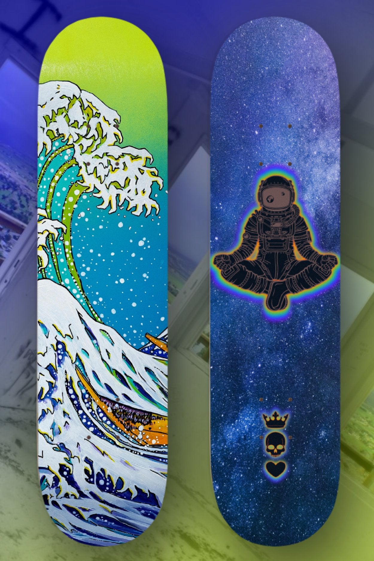 Hand Printed Decks – Medlar Design Co.